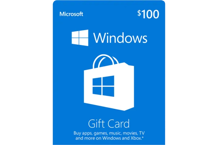 Microsoft Windows Store Gift Card $100 (US) Instant Email Delivery ...