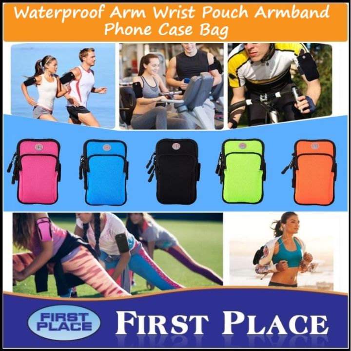 Sports Arm Band Mobile Phone Holder Bag Running Gym Armband Exercise ...