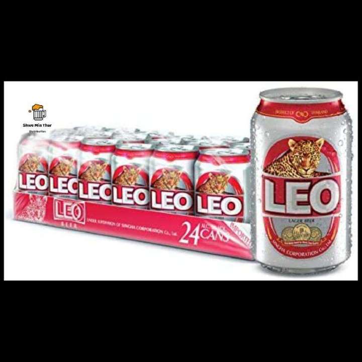 Leo Beer Can 330mlx24Nos | Shop.com.mm