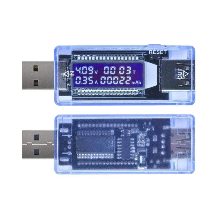 USB Tester / USB Volt Amp Time mAh Meter PS Color Display Voltmeter ...
