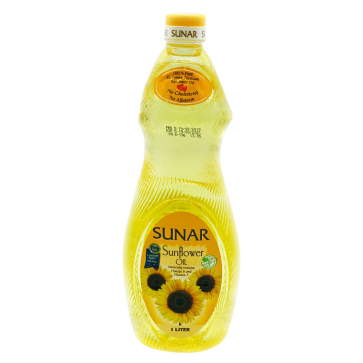 Sunar Sunflower Cooking Oil (1 Liter) | Shop.com.mm