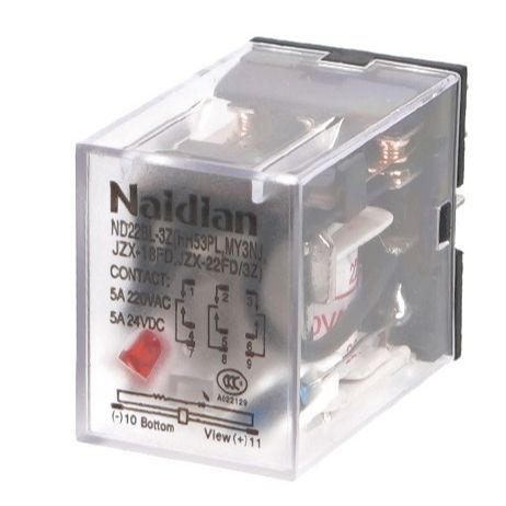 24V DC 5A 8PIN General Purpose Electromagnetic Relay Coil Power Relay DPDT MY2NJ HH52P-2Z | Shop ...