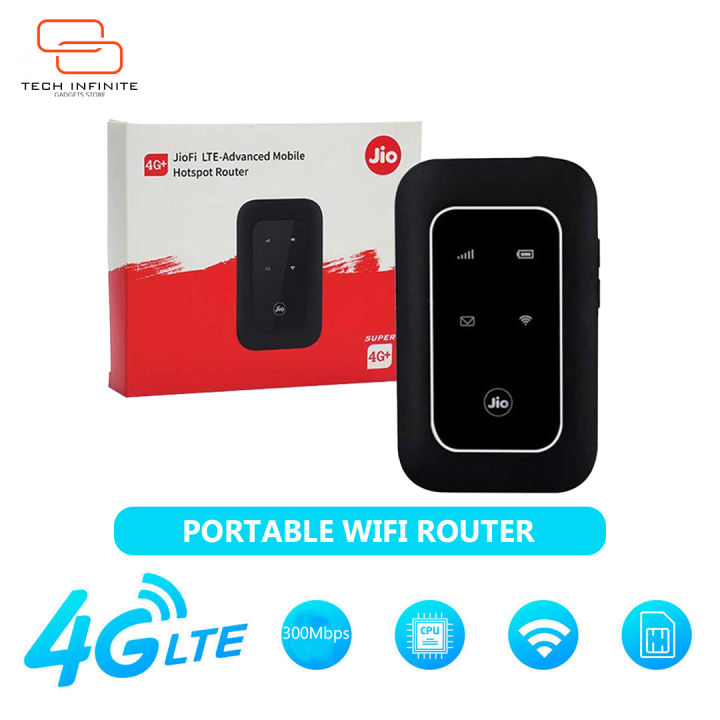 Tech Infinite LTE MF680S 4G router with sim card pocket router 2100mAh ...