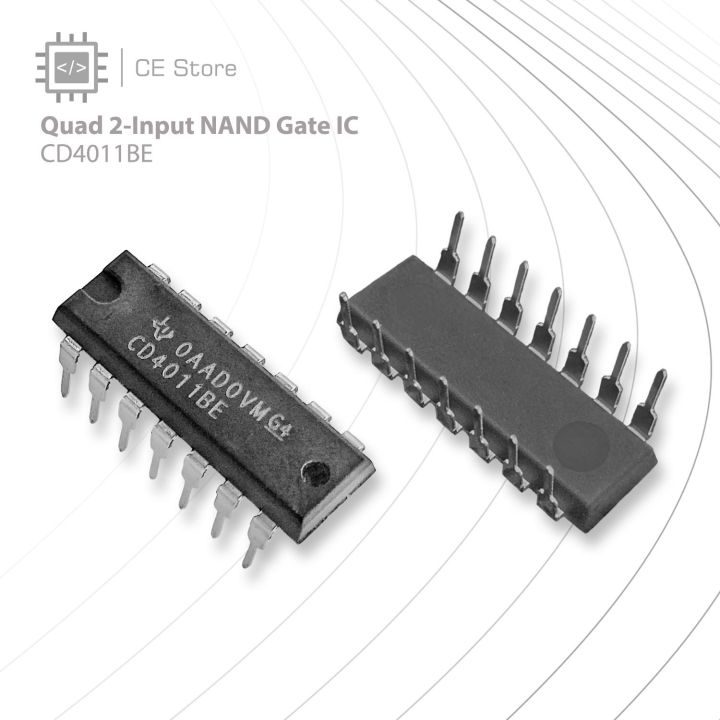 CD4011BE Quad 2-Input NAND Gate IC - CE Store | Shop.com.mm