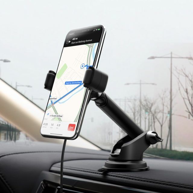 HOCO Car wireless charger “S12 Rich power” dashboard suction base ...