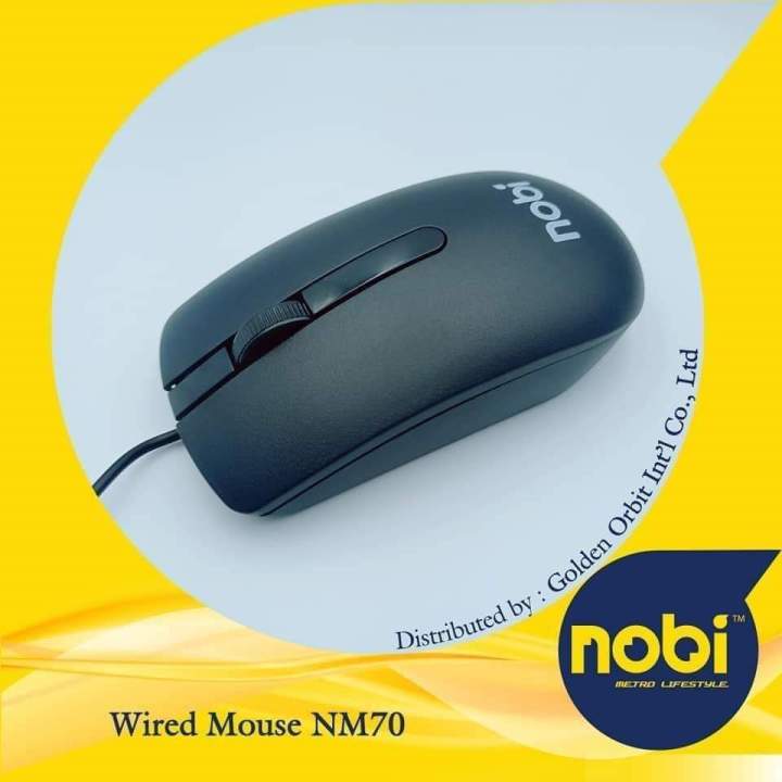 Nobi Wired Opital Mouse NM 70 | Shop.com.mm