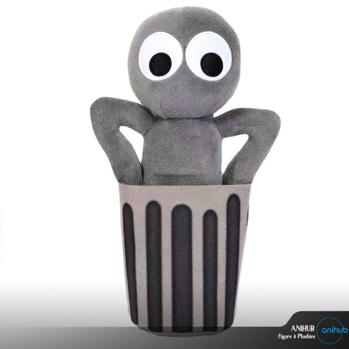 Rainbow friend gray trash plush | Shop.com.mm