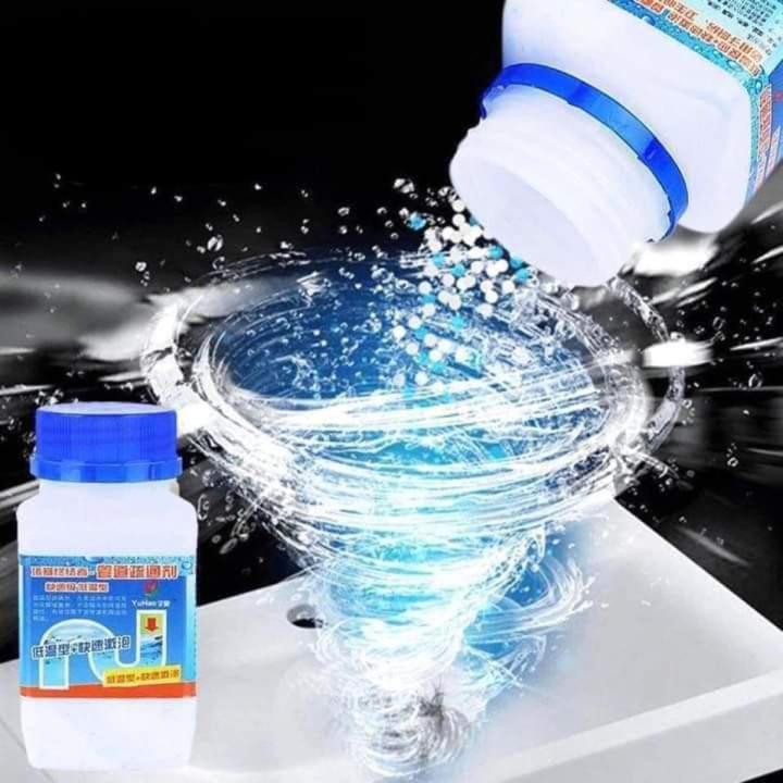 ဘေစင်ရှင်းမှုန့်ဘူးကြီး _ Powerful Sink & Drain Cleaner Clog Remover ...