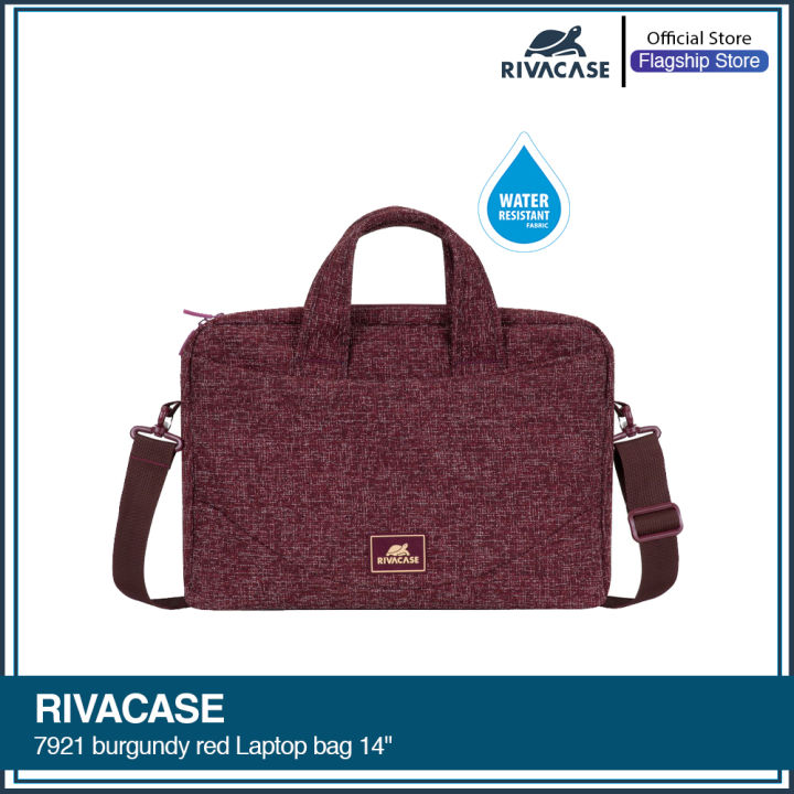 RIVACASE 7921 burgundy red Laptop bag 14" | Shop.com.mm