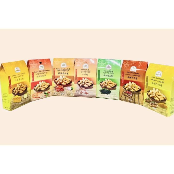 100g Myanmar Honey Fried Spring rolls (7 flavor set) | Shop.com.mm