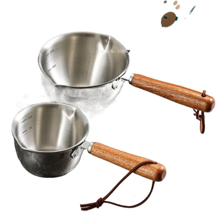 Stainless Steel Spilled Oil Small Pot Mini Three-layer Soup Pot Solid ...