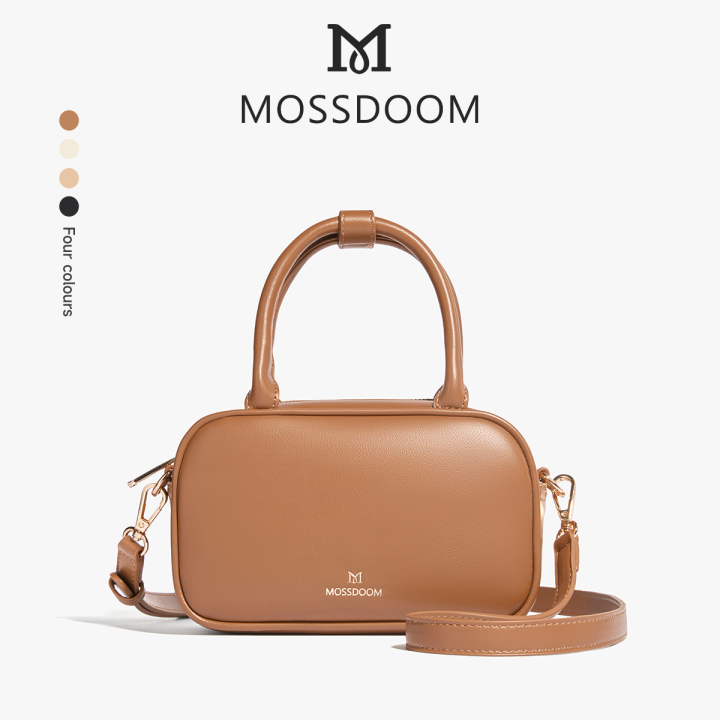 (Preorder) MOSSDOOM Simple and elegant pillow-shaped handbag | Shop.com.mm
