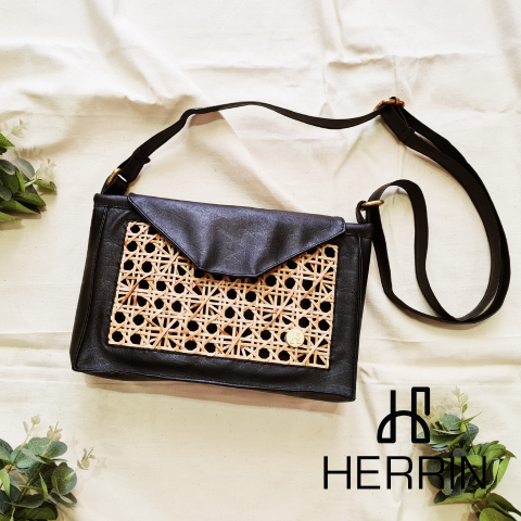 Rattan crossbody bag | Shop.com.mm