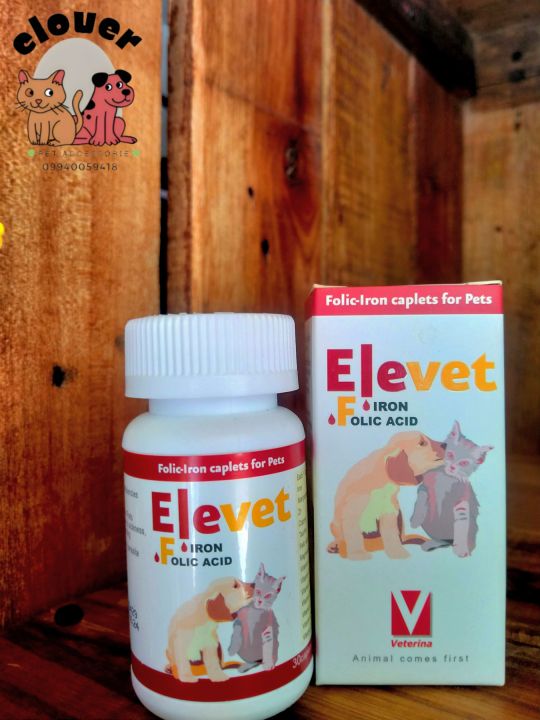 elevet iron folic acid for cat & dog | Shop.com.mm