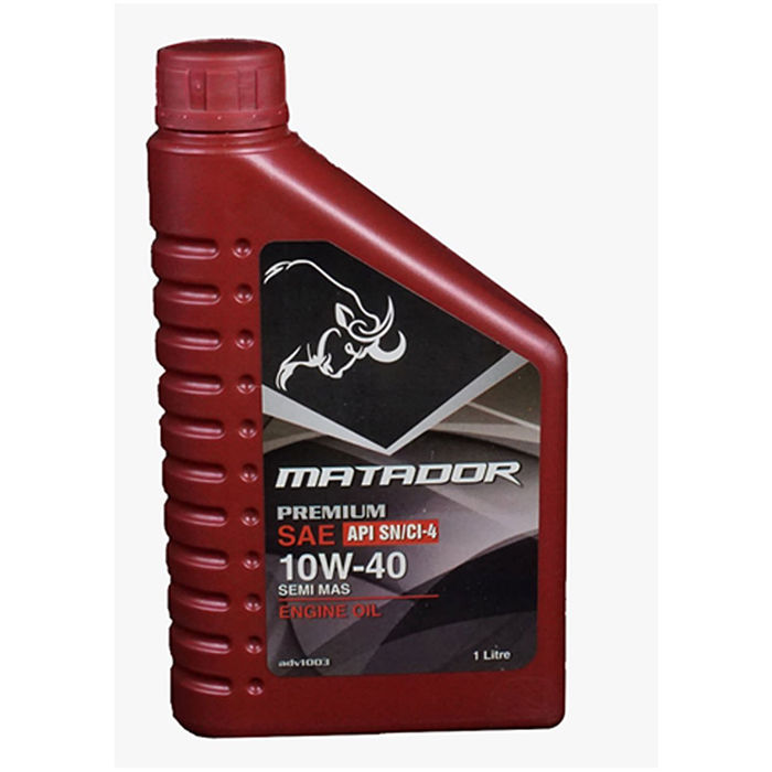 Matador Premium SAE 10W-40 API SN/CI-4 (1 Liter) | Shop.com.mm