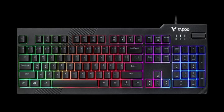Rapoo V50S RGB Backlit Membrane Gaming Keyboard | Shop.com.mm