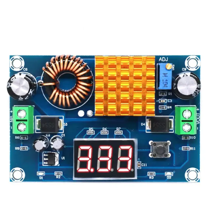 XH-M411 DC 4V-35V to DC 5V-45V Step Up Boost Module Digital Voltmeter ...