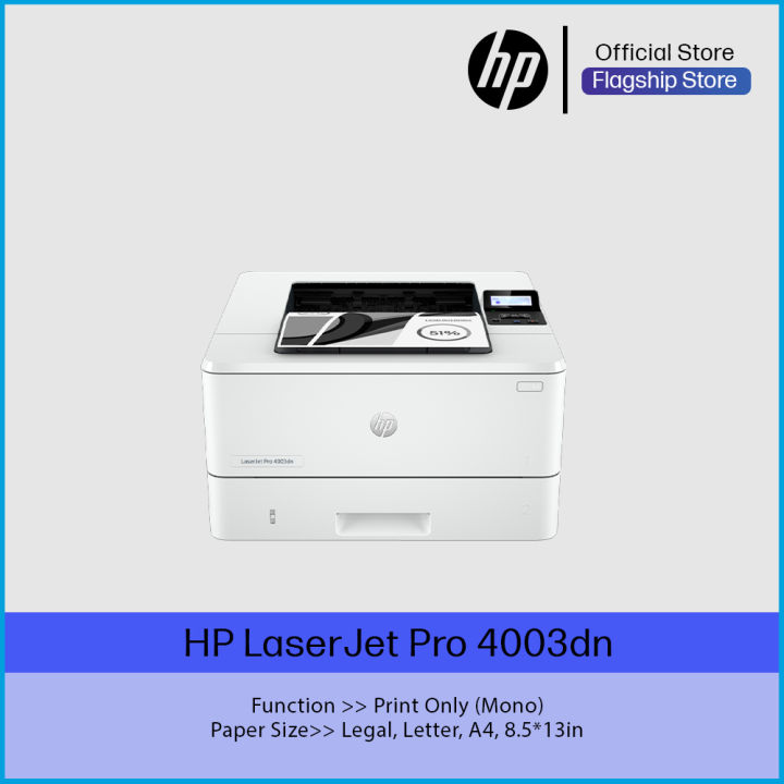 HP LaserJet Pro 4003dn 1200 x 1200 dpi Mono Printer (2Z609A) | Shop.com.mm