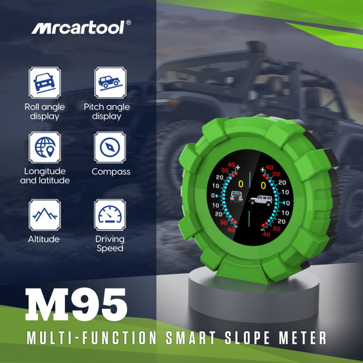 (Preorder) MRCARTOOL M95 Car HUD Off-Road Slope Meter Distance ...