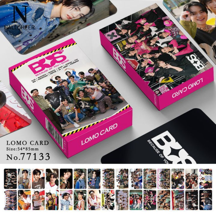 (Preorder)NALLCHEER 30 Double-sided Lomo Cards Group Bus Photo Cards ...