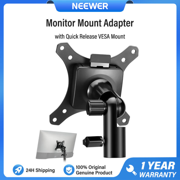 (Preorder) NEEWER Monitor Stand Adapter with Quick Release VESA Mount ...