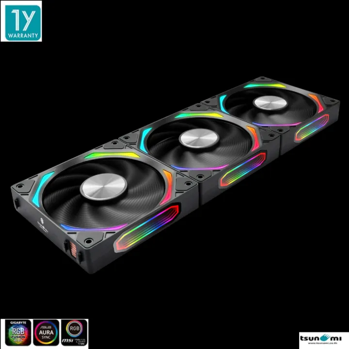 (Preorder) Cooling Fan (3 pieces/pack) Tsunami Blockfan Zero-I ARGB ...