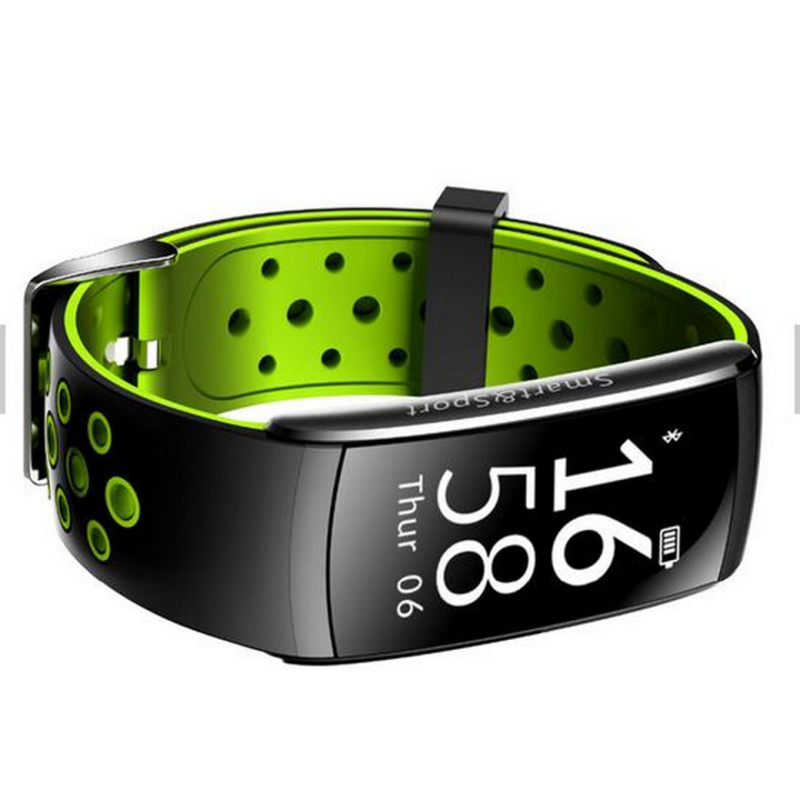 OLED 24 Hours Real Time Heart Rate Monitor IP68 Waterproof Smart ...
