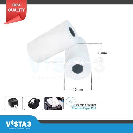 80x 40 Thermal Receipt Paper, POS Paper, Slip Paper, Paper Roll ...