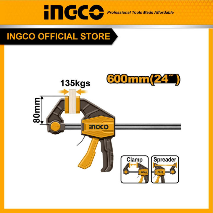 (Preorder) INGCO Clamp 24" HQBC24802 | Shop.com.mm