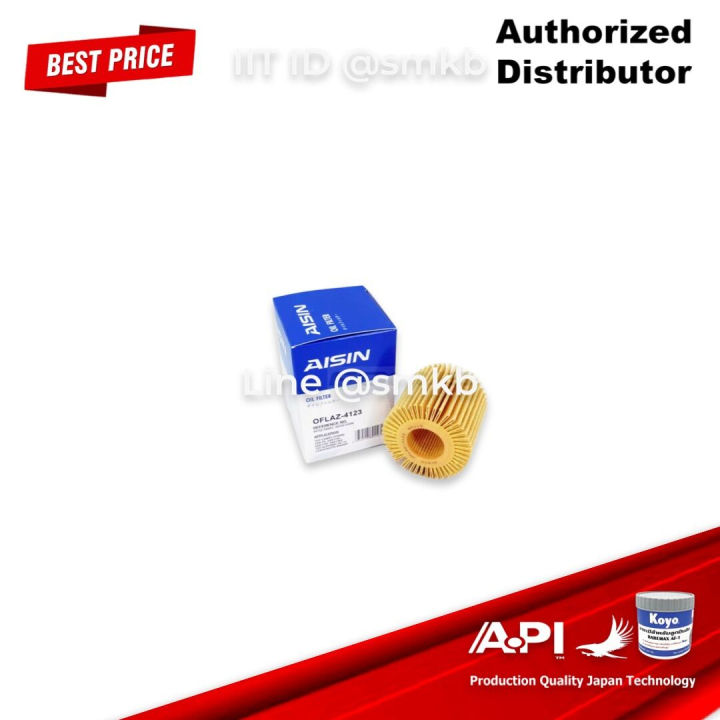 (Preorder) Aisin Oil Filter 4123 Toyota Camry ACV50 ACV51 Year 12-18 ...