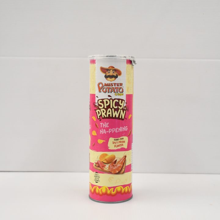 Mister Potato Crisps Spicy Prawn 100g | Shop.com.mm