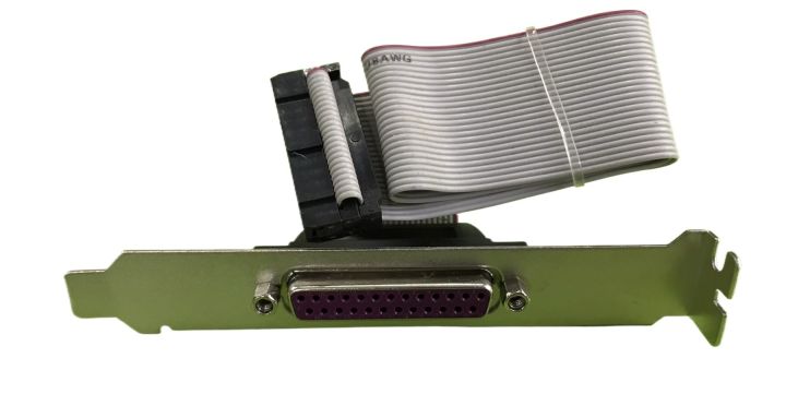 Parallel LPT Printer Port Cable Bracket 25 Pin Socket Female | Shop.com.mm