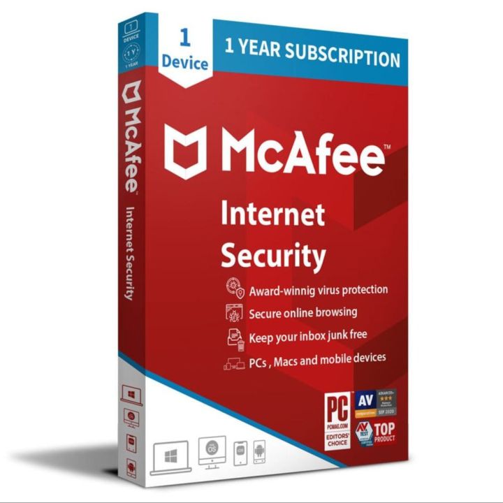 McAfee Internet Security [ One Year 1 Device ] | Shop.com.mm