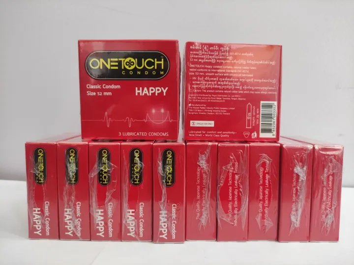 Onetouch Happy Condom 12 Packs | Shop.com.mm