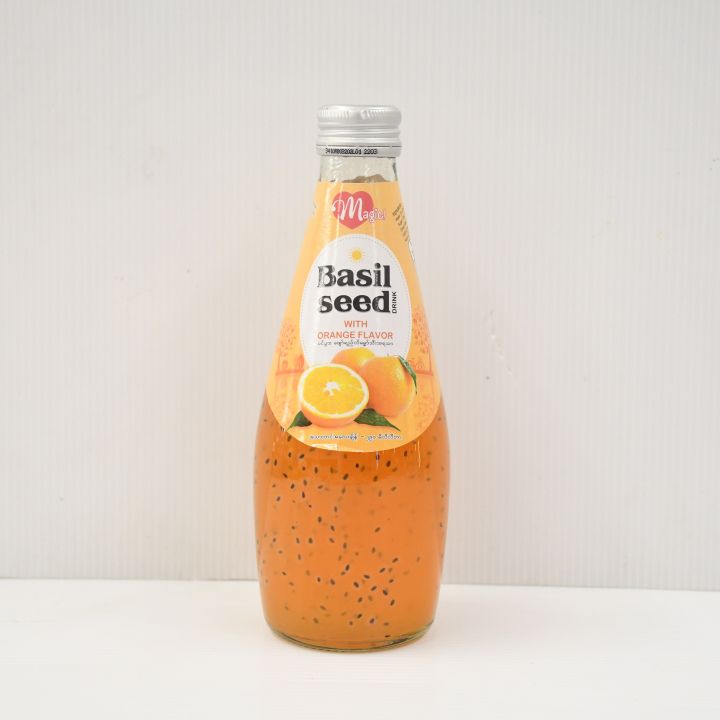 Magic Orange W/Basil Seed Drink 290ml | Shop.com.mm