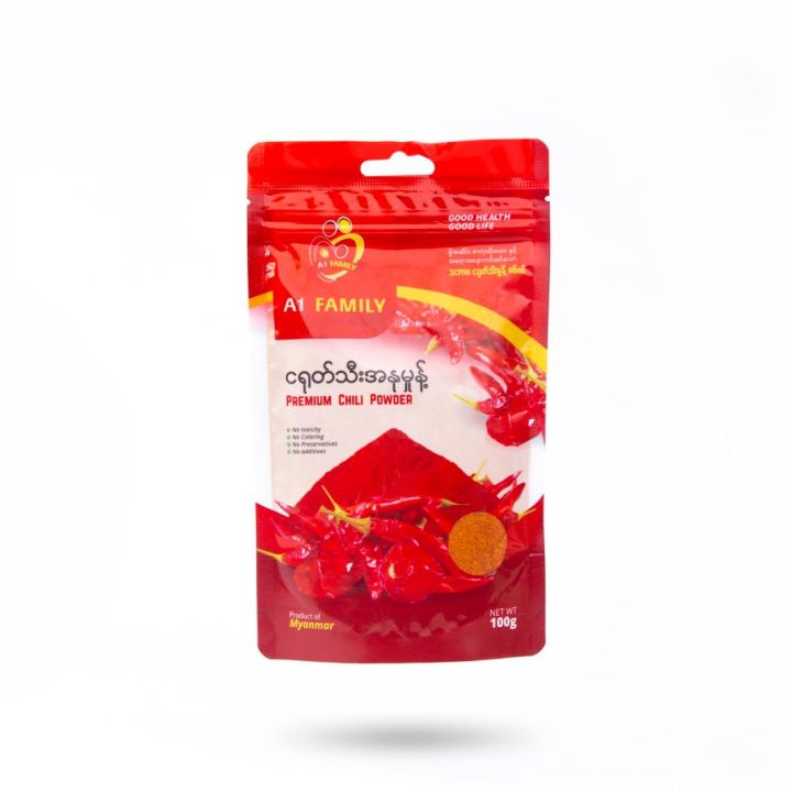 A1 family Premium Chili Powder 100g | Shop.com.mm