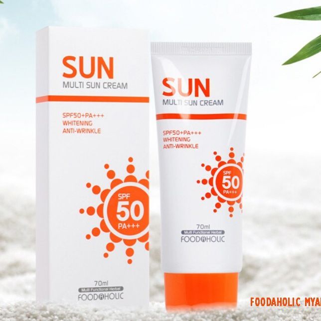 FOODAHOLIC Multi Sun Cream ( SPF 50+ PA+++) | Shop.com.mm