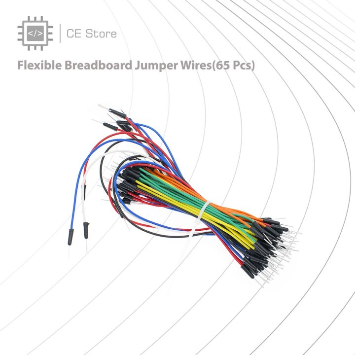Flexible Breadboard Jumper Wires(65 Pcs) - CE Store | Shop.com.mm