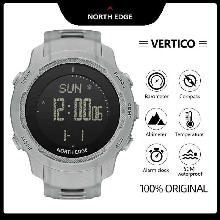 (Preorder)North Edge Men's Carbon Fiber Outdoor Sports Digital Watch ...