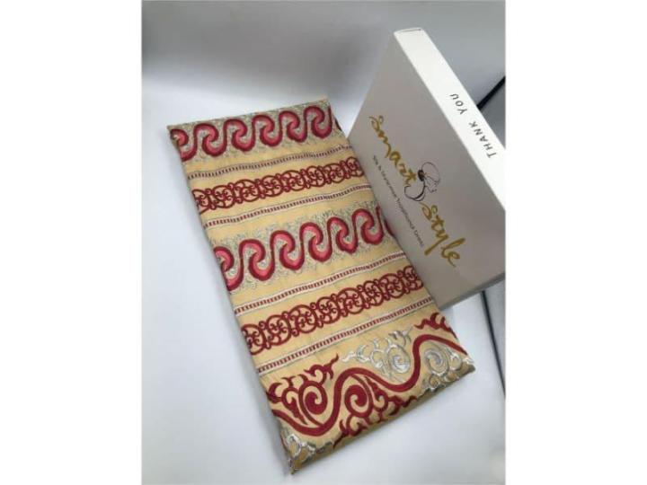 Smart & Style Myanmar Traditional Chaik Longyi (Beige) | Shop.com.mm
