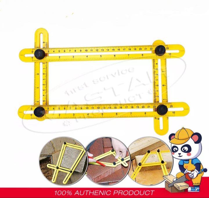 Multi Angle Ruler Template Folding Angle Measuring Tool Instrument ...