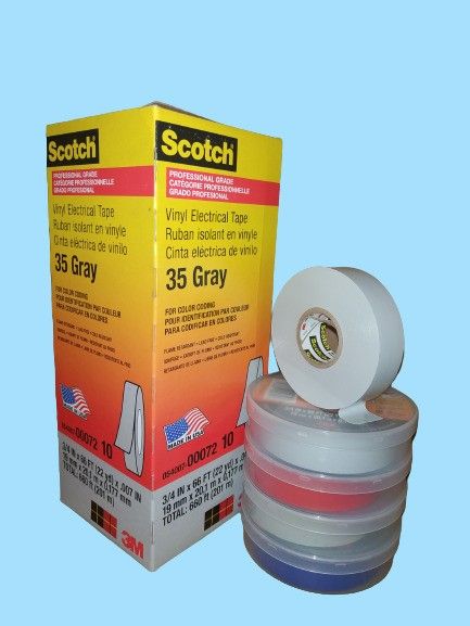 3M Scotch 35 Vinyl Professional Grade Tape - Gray | Shop.com.mm