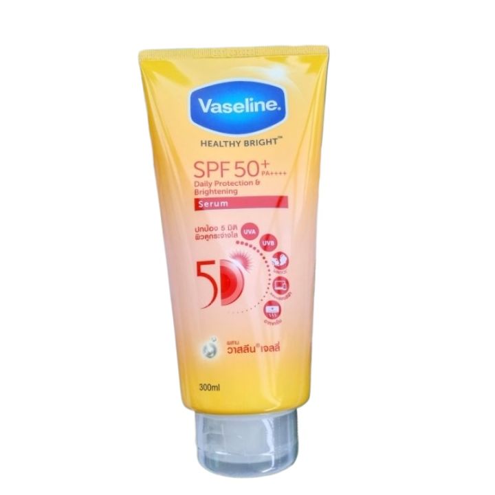 Vaseline Healthy Bright Sun + Pollution Protection serum (SPF 50+ /PA ...