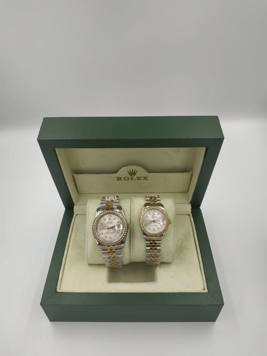Rolex Couple Watch Date Just (2 Piece) (First Copy) | Shop.com.mm
