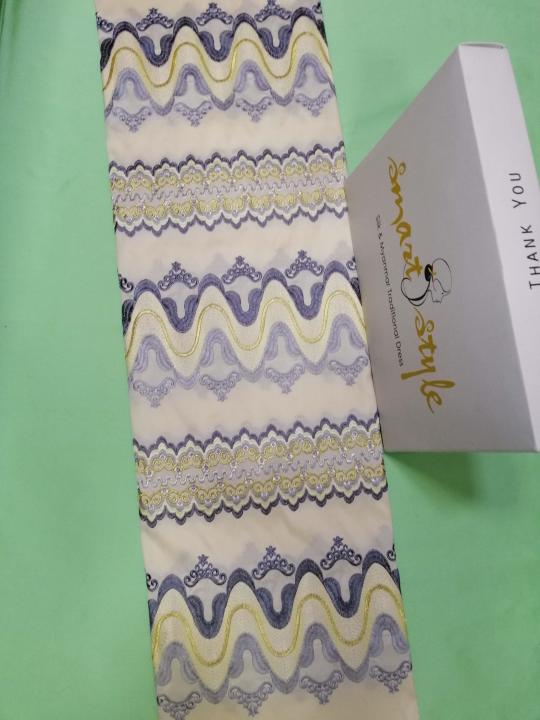 Smart & Style by Myanmar Traditional Chaik Longyi (Cream) | Shop.com.mm