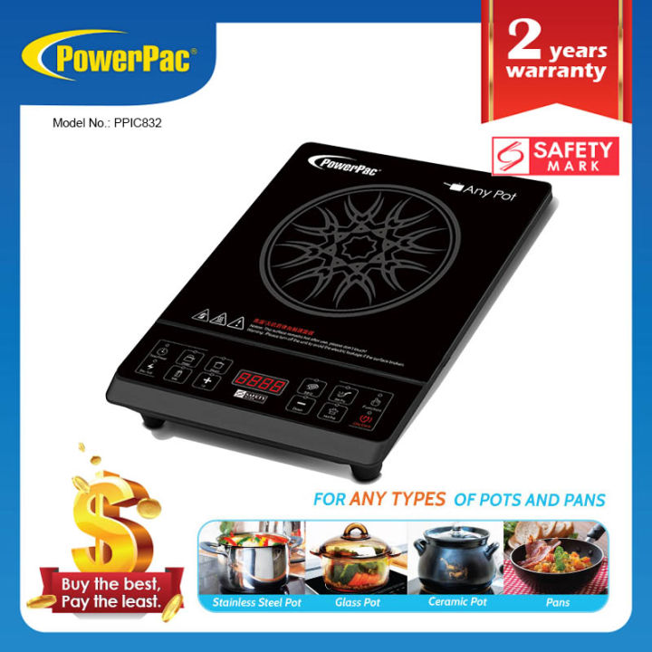 PowerPac Ceramic Cooker (Any Pot) 2000 Watts | Shop.com.mm