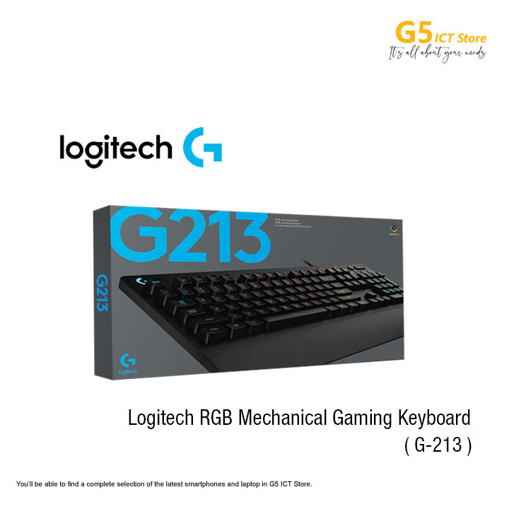 Logitech G213 RGB Mechanical Gaming Keyboard | Shop.com.mm