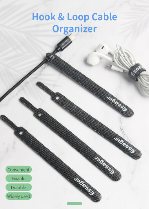 ESSAGER Cable Organizer Earphone Charger Cord Protector Mouse Wire ...