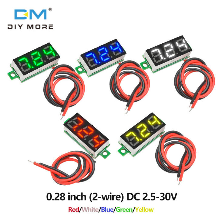 LED Digital DC Voltmeter 2.7-30V | Shop.com.mm