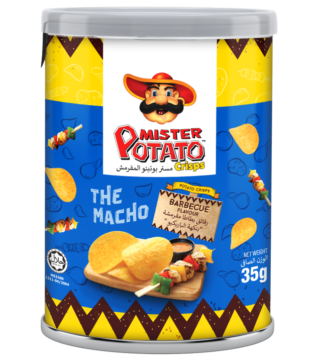 Mister Potato Crisps Barbeque 35g (2pcs) | Shop.com.mm